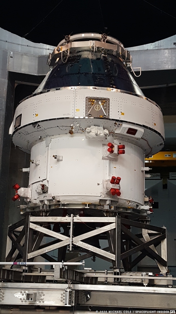 Watch Orion Spacecraft as it's moved into Dynavac Heat Flux Cage - Dynavac